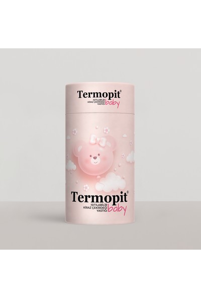Termopit Kiraz Çekirdeği Yastığı Baby Pembe Kılıf Hediyeli