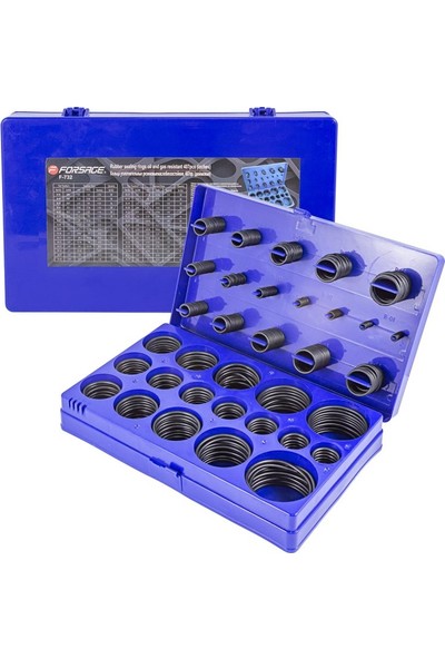 Forsage Plastik O-Ring Seti 407 Parça (Inç) F-732