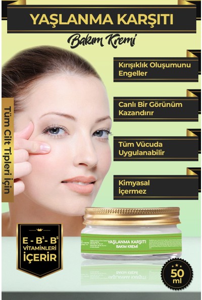 Embeauty Gençleştiren Yaşlanma Karşıtı Ve Kırışıklık Giderici Krem 50ml Embeauty Gençleştiren Yaşlanma Karşıtı Ve Kırışıklık Giderici Krem 50ml