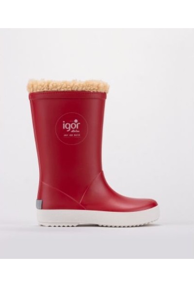 Igor Unisex Çocuk Kürklü Yağmur Çizmesi Splash Nautico