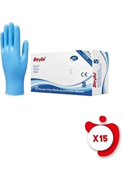Beybi Nitril Eldiven - 100 Lü - S Beden Beybi Nitril Eldiven - 100 Lü - S Beden