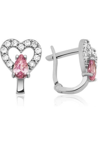 Gumush Selenavm & Gümüş Pembe Kalp Çocuk Küpesi & & Çocuk Küpeleri & Orjinal 925 Ayar Gümüş Gumush Selenavm & Gümüş Pembe Kalp Çocuk Küpesi & & Çocuk Küpeleri & Orjinal 925 Ayar Gümüş