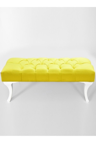 Hanedanev Hünkar Puf Sarı 12