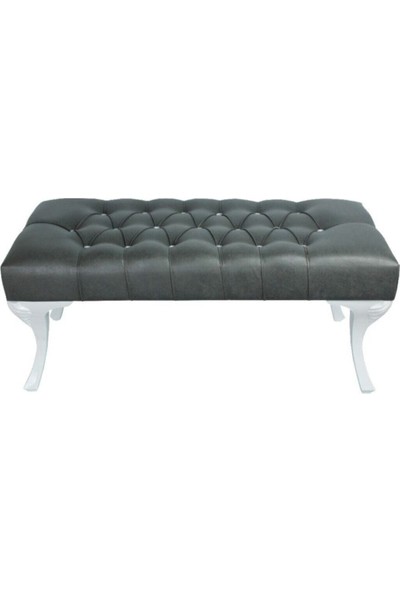 Hanedanev Puf Bench - Antrasit Gri 01 Hanedanev Puf Bench - Antrasit Gri 01