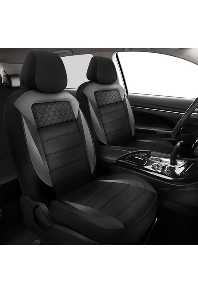 Nice Shop Iron Binek Araçlara Uyumlu Taytüyü Universal Oto Koltuk Kılıfı 5li Takım