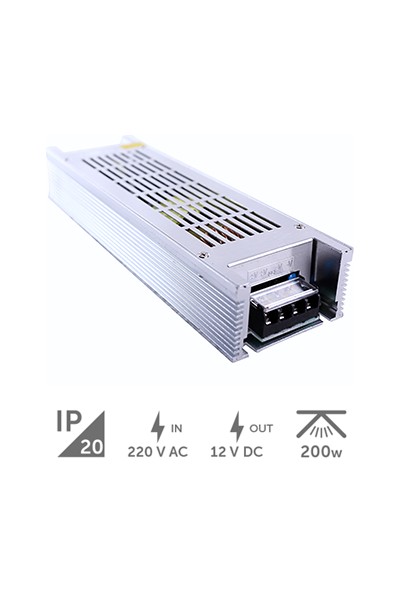 İnoled Ince Tip LED Trafo / 16,6 A İnoled Ince Tip LED Trafo / 16,6 A