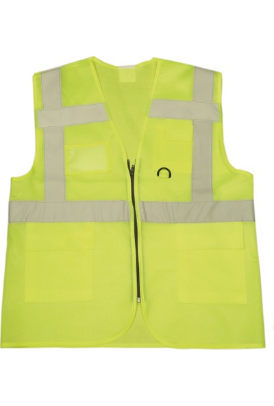 Sarı Reflektörlü Motor ve Scooter Kullanımına Uygun Cepli Yelek Sarı Reflektörlü Motor ve Scooter Kullanımına Uygun Cepli Yelek