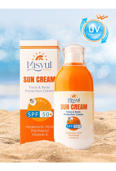 Misyul Güneş Kremi Spf 50 + Leke Karşıtı Hyaluronic Acid Nemlendirici Yüz ve Vücut 100 ml Misyul Güneş Kremi Spf 50 + Leke Karşıtı Hyaluronic Acid Nemlendirici Yüz ve Vücut 100 ml