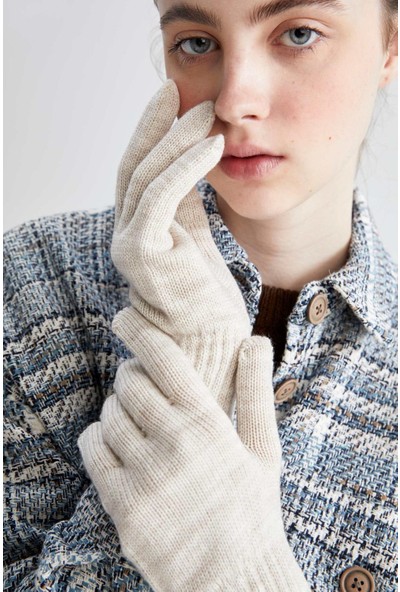 DeFacto Kadın Triko Eldiven U9066AZ22WN