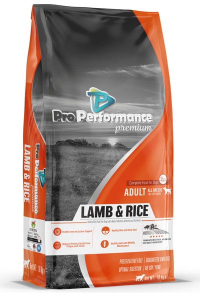 Pro Performance Premium Kuzulu Pirinçli Köpek Maması18 kg Pro Performance Premium Kuzulu Pirinçli Köpek Maması18 kg