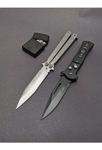 Alsepeteavm Kello Serisi Dağ Bıçak Seti Tiger Oto Çakı Çakmaklı Alsepeteavm Kello Serisi Dağ Bıçak Seti Tiger Oto Çakı Çakmaklı