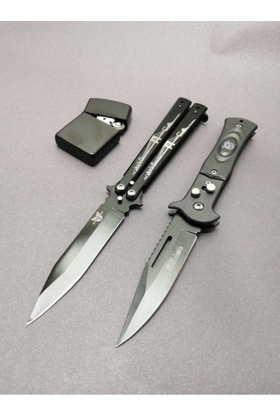 Alsepeteavm Kello Serisi Dağ Bıçak Seti Tiger Oto Çakı Çakmaklı Alsepeteavm Kello Serisi Dağ Bıçak Seti Tiger Oto Çakı Çakmaklı