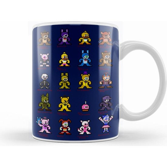 Humuts 8 Bit Fnaf World Five Nights At Freddys 01 Kupa Fiyatı