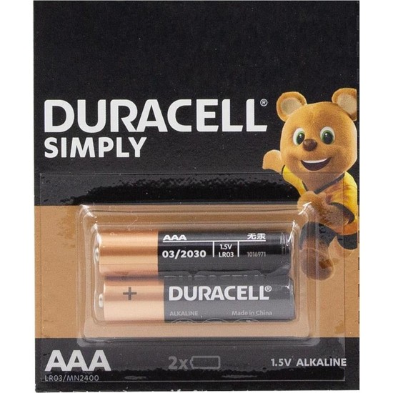 Duracell Simply Aaa Alkalin Ince Kalem Pil 20'li Paket Fiyatı