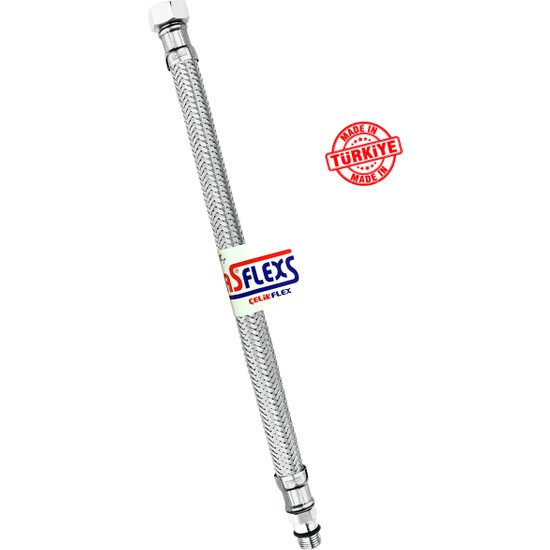 Asflexs 3/8×M10 70 cm Paslanmaz Çelik Flex Hortum Batarya Fiyatı Asflexs 3/8×M10 70 cm Paslanmaz Çelik Flex Hortum Batarya Fiyatı