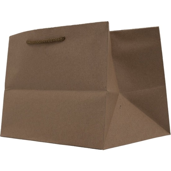 Roco Paper Co. Kraft Karton ''pasta'' Çanta 25X30XH:30 cm Fiyatı