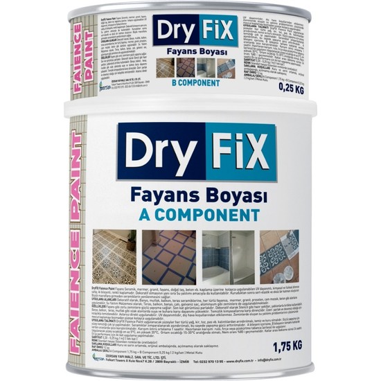 Dryfix Fayans Boyası Fiyatı, Taksit Seçenekleri ile Satın Al
