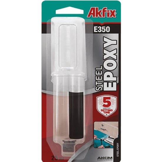 Akfix E350 Epoxy Hızlı Yapıştırıcı Şırıngalı 25ML Fiyatı