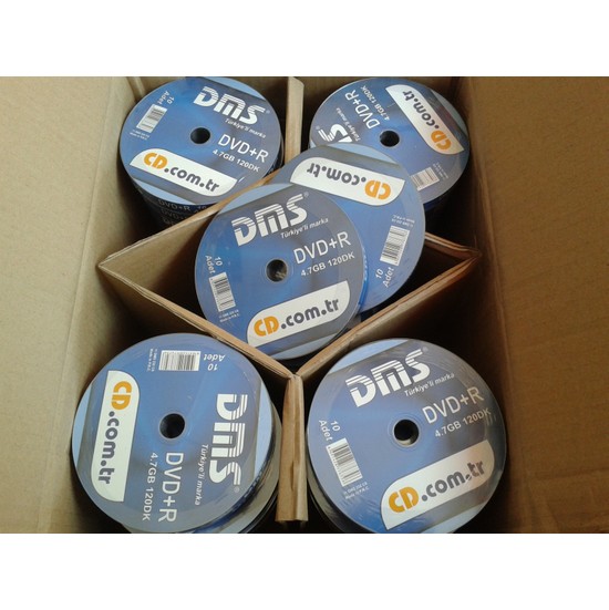 Dms Dvd+R Boş DVD 4.7 GB 120 Dk ( 10 Lu Paket ) Fiyatı