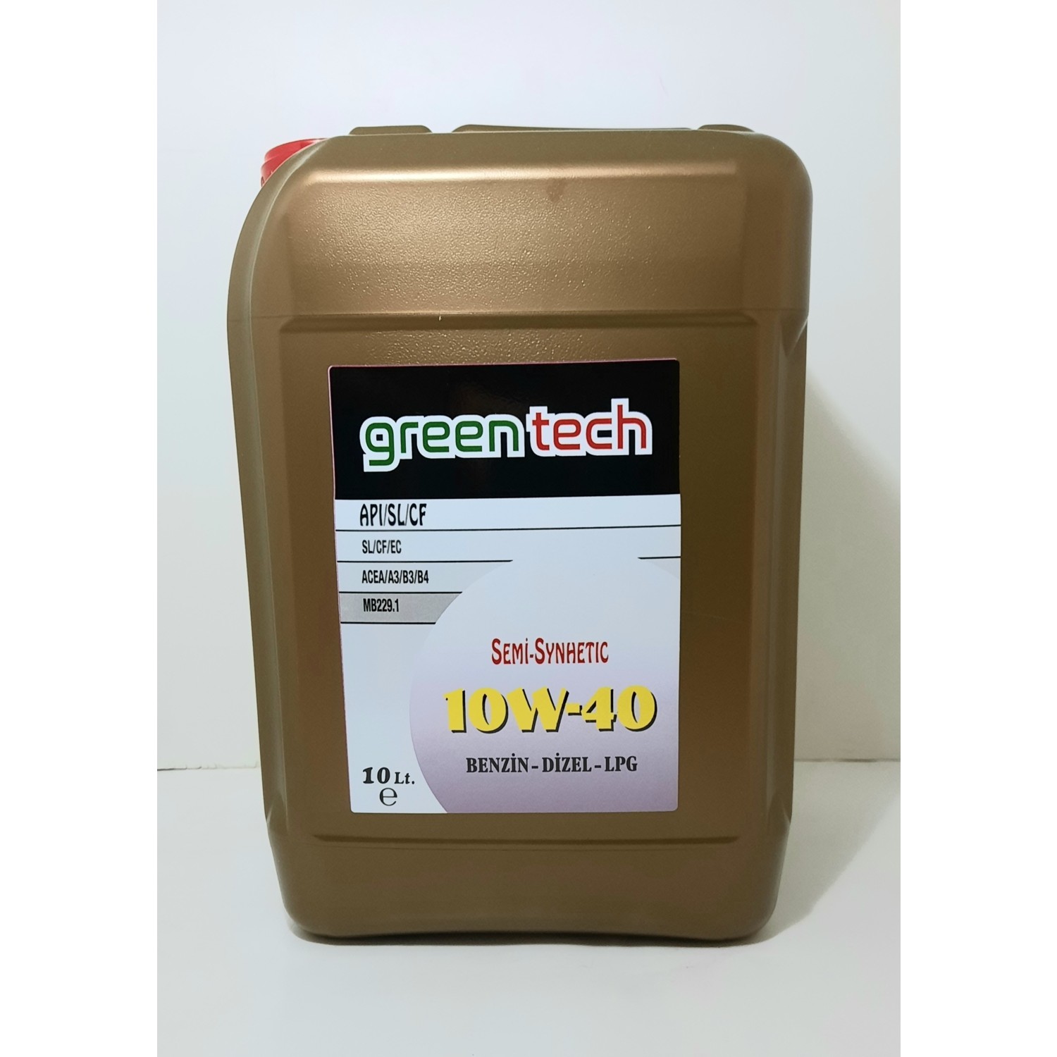 Greentech 10W-40 Motor Yağı 10 Litre (Üretim yılı :2023) Fiyatı
