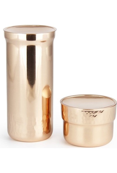 Eratos Su Zenginleştirici Bakır Karaf ve Bardak Set-Parlak