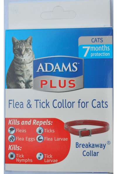 Adams Plus Kediler Için Pire ve Kene Tasması Adams Plus Kediler Için Pire ve Kene Tasması