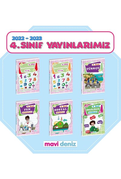 Mavi Deniz Yayınları 4. Sınıf Etkinliklerle Çalışma Yaprakları Eğitim Turbo Gıcır Avcı Mavi Deniz Yayınları 4. Sınıf Etkinliklerle Çalışma Yaprakları Eğitim Turbo Gıcır Avcı