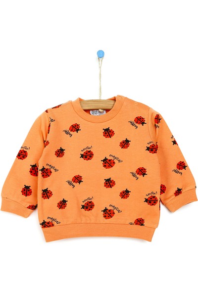 Hello Baby Basic Kız Bebek Şardonlu Iki Ip Baskılı Sweatshirt Hello Baby Basic Kız Bebek Şardonlu Iki Ip Baskılı Sweatshirt