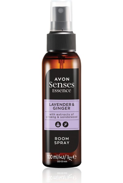 Avon Senses Essence Lavender & Ginger Lavanta ve Zencefil Kokulu Oda Spreyi 100 ml Avon Senses Essence Lavender & Ginger Lavanta ve Zencefil Kokulu Oda Spreyi 100 ml
