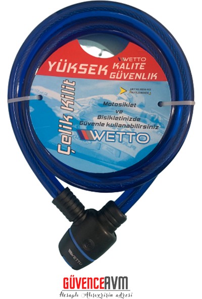 Bisiklet ve Motorsiklet Kilidi (Kalın) Bisiklet ve Motorsiklet Kilidi (Kalın)