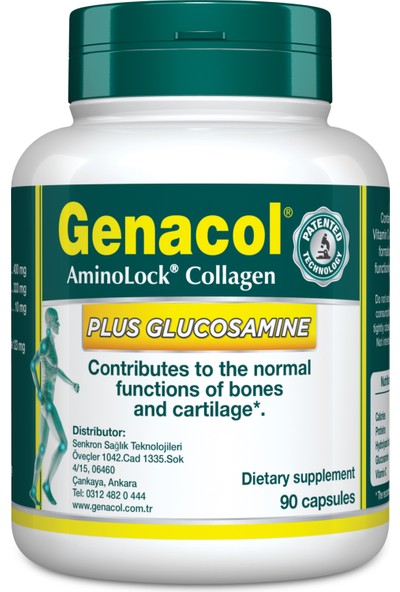 Genacol Plus Glucosamine Aminolock Kolajen 90 Kapsül Genacol Plus Glucosamine Aminolock Kolajen 90 Kapsül