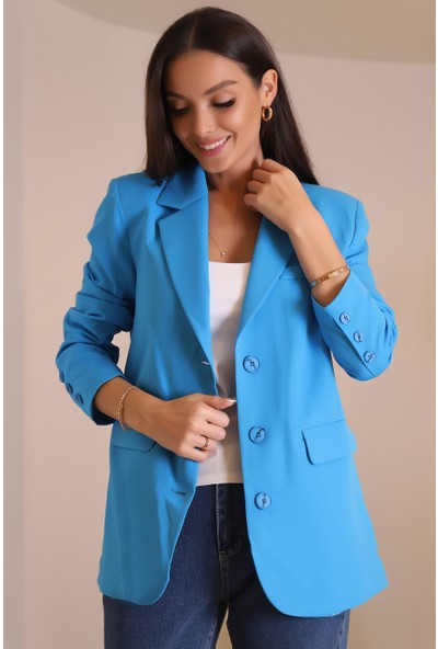 Fermuar Detaylı Kadın Ceket 88388-2Y2