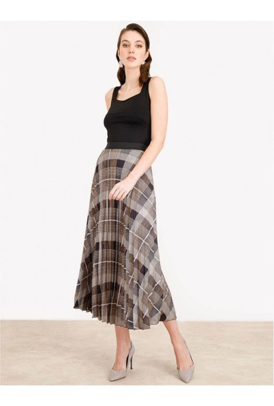Kareli Kadın Etek 1144-2Y1 Kareli Kadın Etek 1144-2Y1