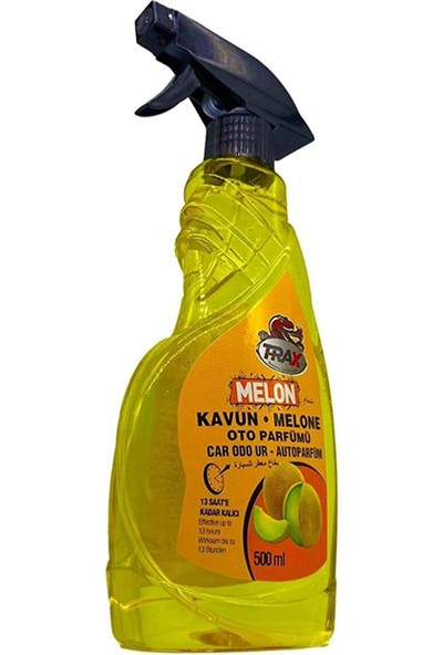 Trax Kavun ve Ferah 13 Saat Kalıcı Oto Koku Sprey 500 ml Trax Kavun ve Ferah 13 Saat Kalıcı Oto Koku Sprey 500 ml