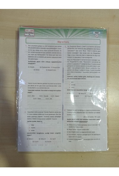 Güray Küçük Yayınları TYT - AYT 6'lı Yaprak Test Güray Küçük Yayınları TYT - AYT 6'lı Yaprak Test