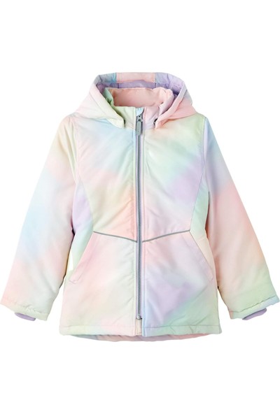 Name It Mini/kids Kız Çocuk Tie Dye Batik Desenli Pembe Su Itici Özellikli Kapüşonlu Mont Name It Mini/kids Kız Çocuk Tie Dye Batik Desenli Pembe Su Itici Özellikli Kapüşonlu Mont