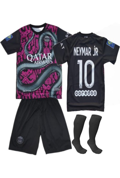 Hnsport Çocuk Psg Neymar Forma Şort Çorap 3lü Set Hnsport Çocuk Psg Neymar Forma Şort Çorap 3lü Set
