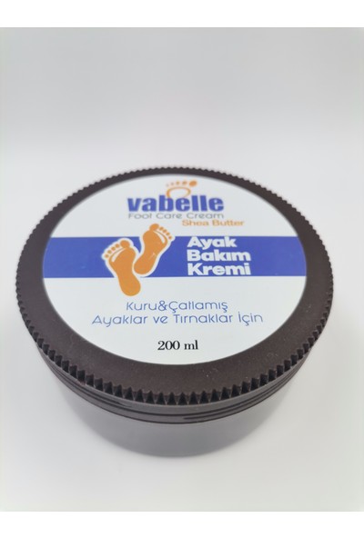 Vabelle Kuru & Çatlamış Ayak ve Tırnaklar İçin Krem 200 ml Vabelle Kuru & Çatlamış Ayak ve Tırnaklar İçin Krem 200 ml