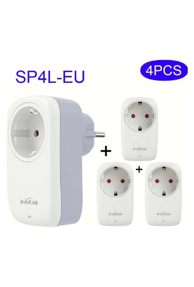 BroadLink 4 Adet Ab SP4L Wifi Soket Zamanlayıcı Priz Akıllı Ev App Kontrolü BroadLink 4 Adet Ab SP4L Wifi Soket Zamanlayıcı Priz Akıllı Ev App Kontrolü
