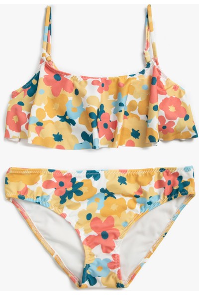 Koton Çiçekli Bikini Takımı