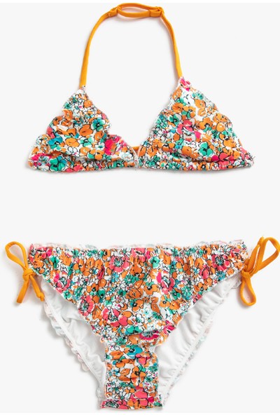 Koton Çiçekli Bikini Takımı
