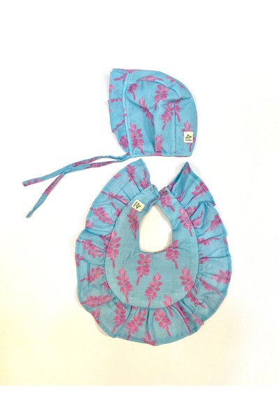 Nessel Mavi Lavanta Şapka 619-2