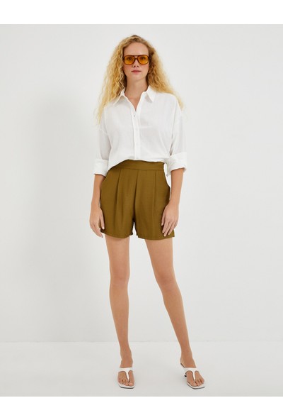 Koton Cepli Pileli Şort