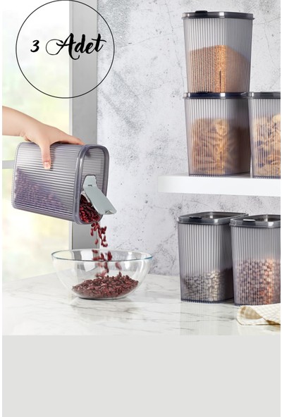 Çarşıdayız 3 Adet Pratik Kapak Dikdörtgen Saklama Kabı Seti - 1300 ml Süper Set Çarşıdayız 3 Adet Pratik Kapak Dikdörtgen Saklama Kabı Seti - 1300 ml Süper Set