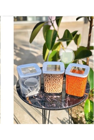 Çarşıdayız Kare Saklama Kabı 900 ml 3 Adet Çarşıdayız Kare Saklama Kabı 900 ml 3 Adet