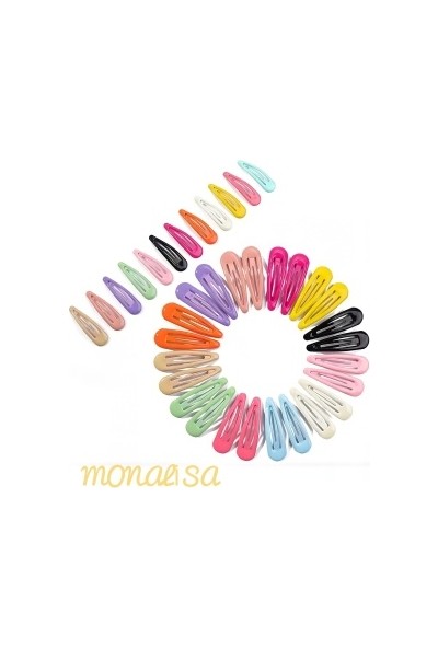 Monalisa 10'lu Renkli Çıt Çıt Toka Seti T123004