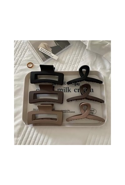 Monalisa Kadın Ikili Model Siyah Kahverengi Tonlar 6'lı Set 290129200