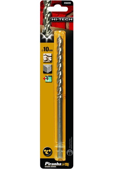 X58205 - 10MM Hı-Tech Beton Matkap Ucu Bd X58205 - 10MM Hı-Tech Beton Matkap Ucu Bd
