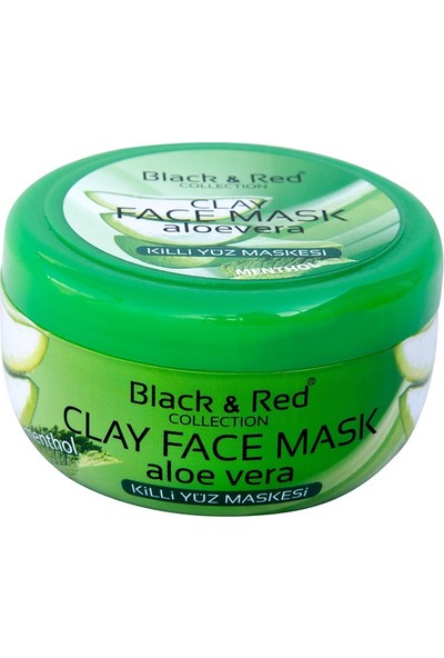 Black&Red Black & Red Killi Yüz Maskesi Aloe Vera 400GR Black&Red Black & Red Killi Yüz Maskesi Aloe Vera 400GR
