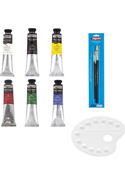 Bigpoint Fine Artist's Yağlı Boya 45ML Başlangıç Seti Bigpoint Fine Artist's Yağlı Boya 45ML Başlangıç Seti